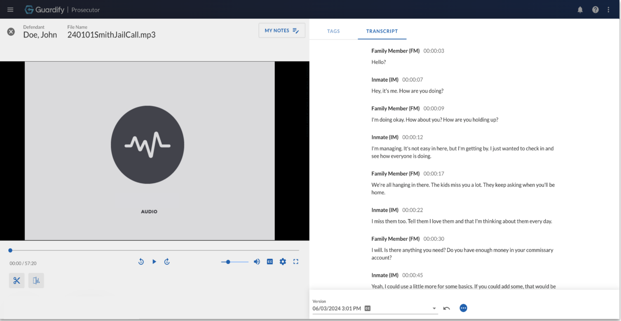 Transcription AI - Guardify